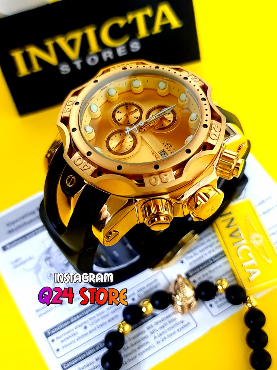️ INVICTA GRANDE DORADO G ⌚ Q-24store